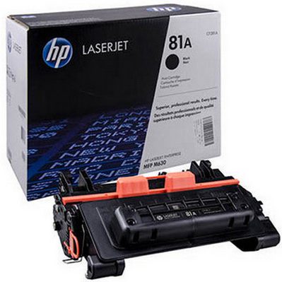 HP 81A Black Original LaserJet Toner Cartridge,10,500 pages - Bonolo Online