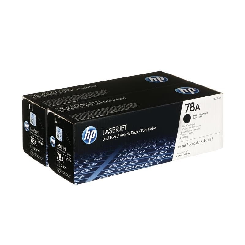 HP 78A 2-pack Black Original LaserJet Toner Cartridge - Bonolo Online