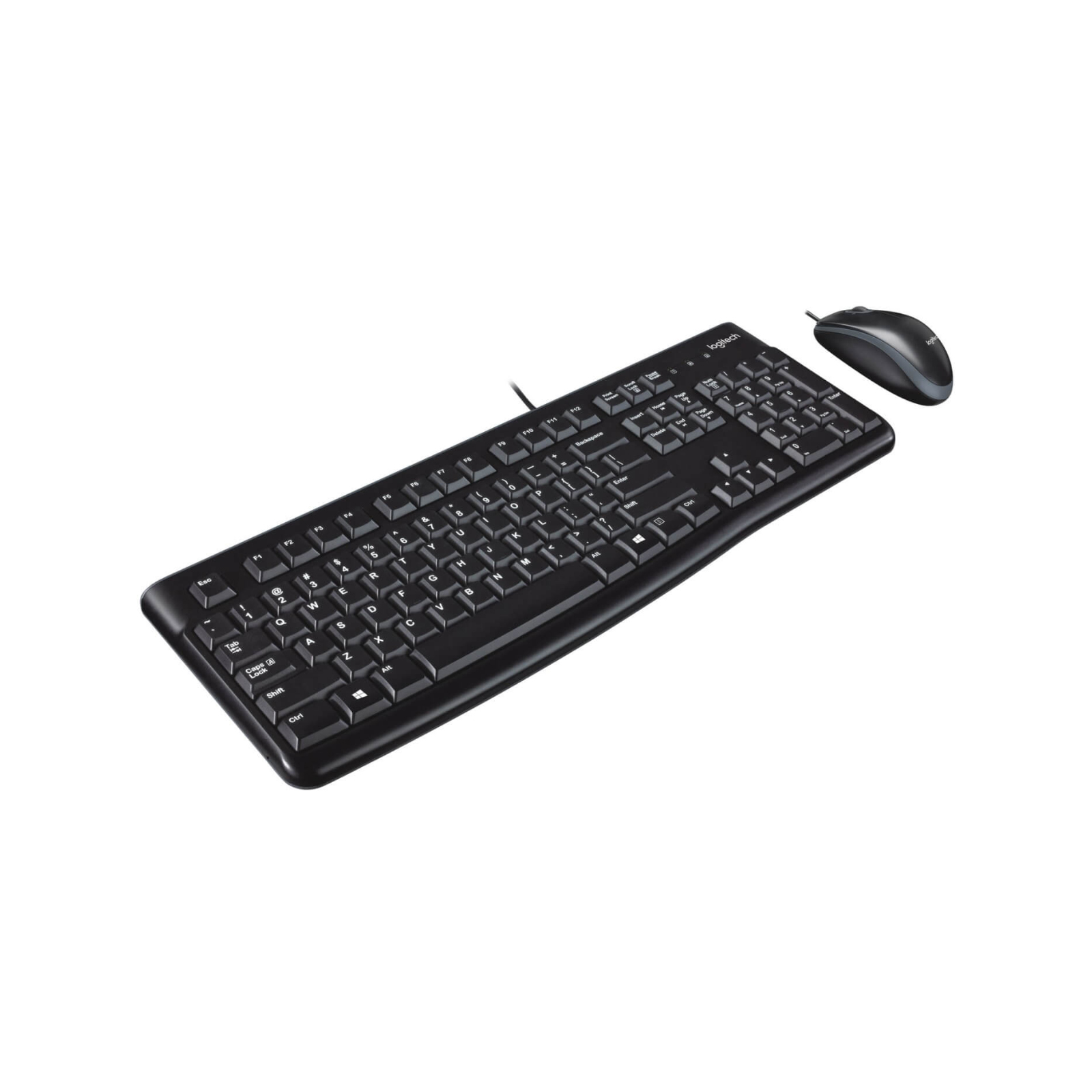 LOGITECH MK120 WIRED DESKTOP COMBO, BLACK - Bonolo Online