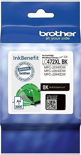 Brother LC-472XL Black - Bonolo Online