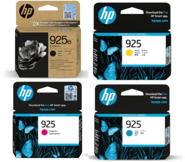 HP 925e BK & 925 C/M/Y Ink Cartridge Combo - Bonolo Online